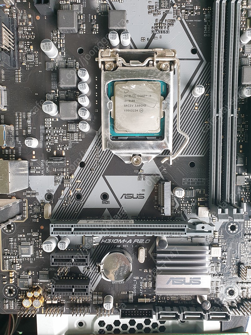 판매 I3 9100 +asus h310m보드 팝니다 | 중고나라 카페에서 운영하는 공식 사이트