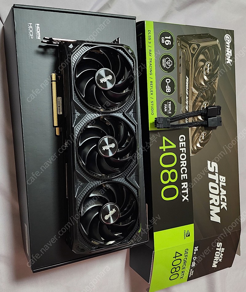 이엠텍 지포스 RTX 4080 BLACK STORM D... | 중고나라 카페에서 운영하는 공식 사이트