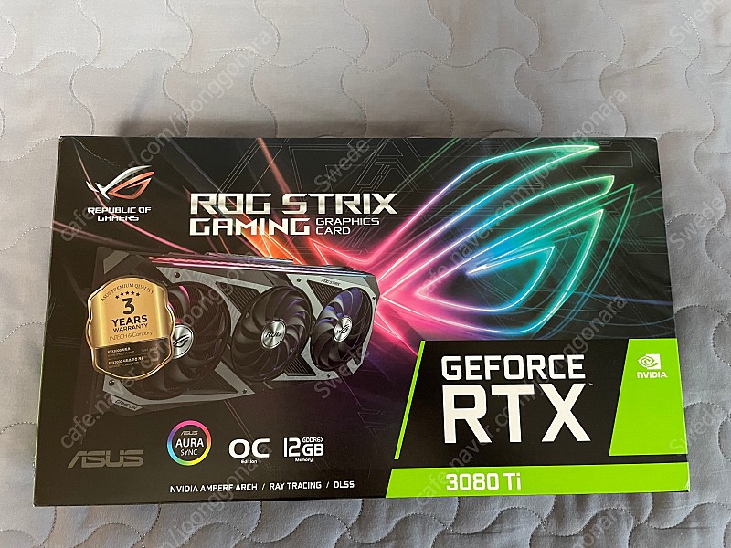 ASUS ROG STRIX 로그 스트릭스 RTX 308... | CPU/메인보드 | 중고나라